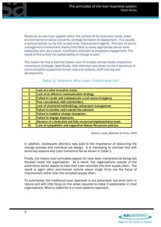 The Principles of the Lean Business System white paper | PDF