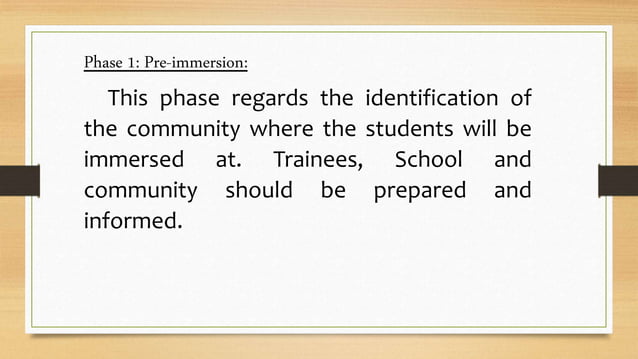 the-process-of-community-immersion (1).pptx | Educational Assessment | Education