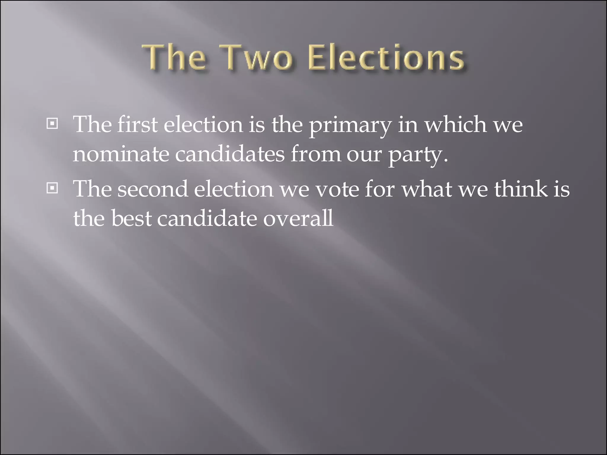 The Process Of Voting | PPT | Elections | Politics