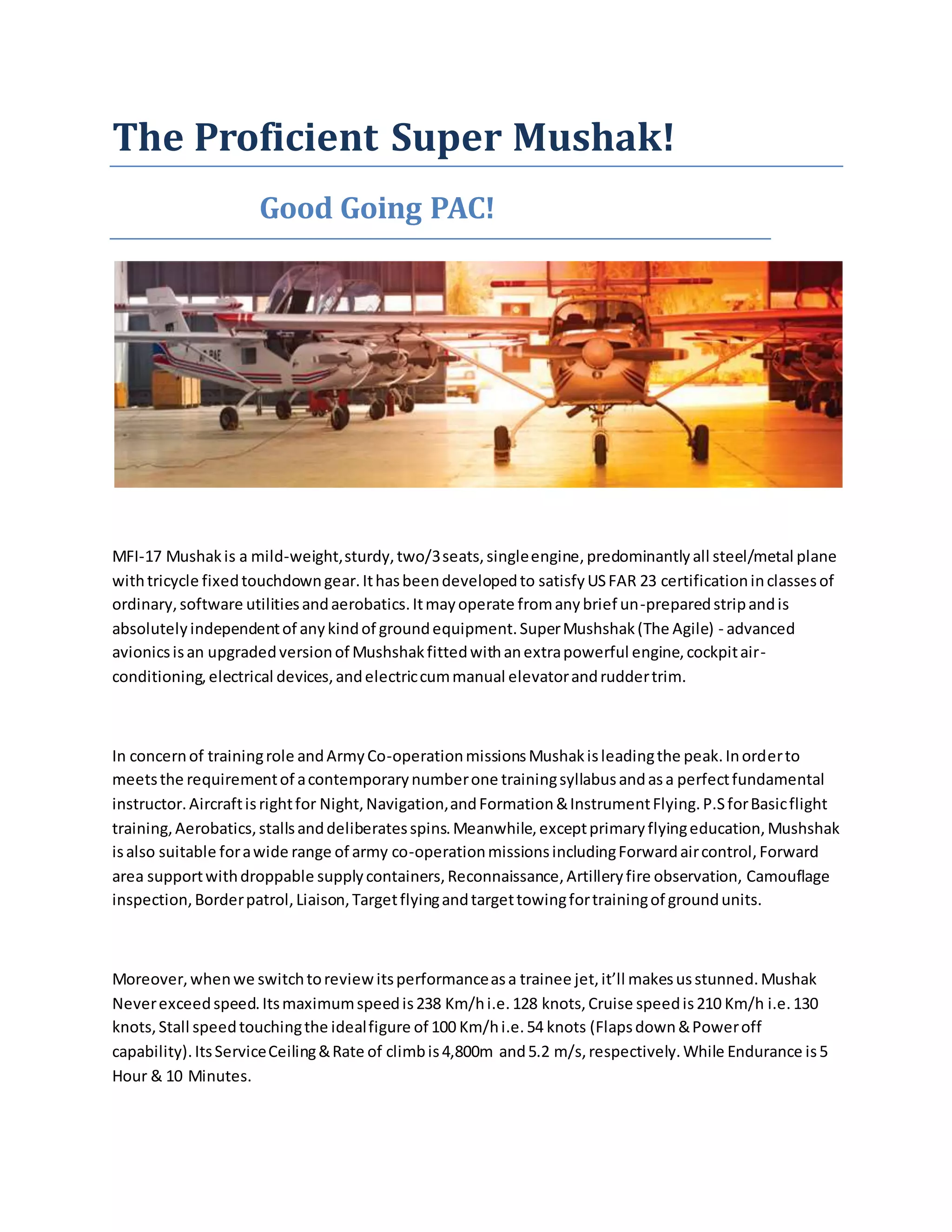 The Proficient Super Mushak - PAF | DOCX