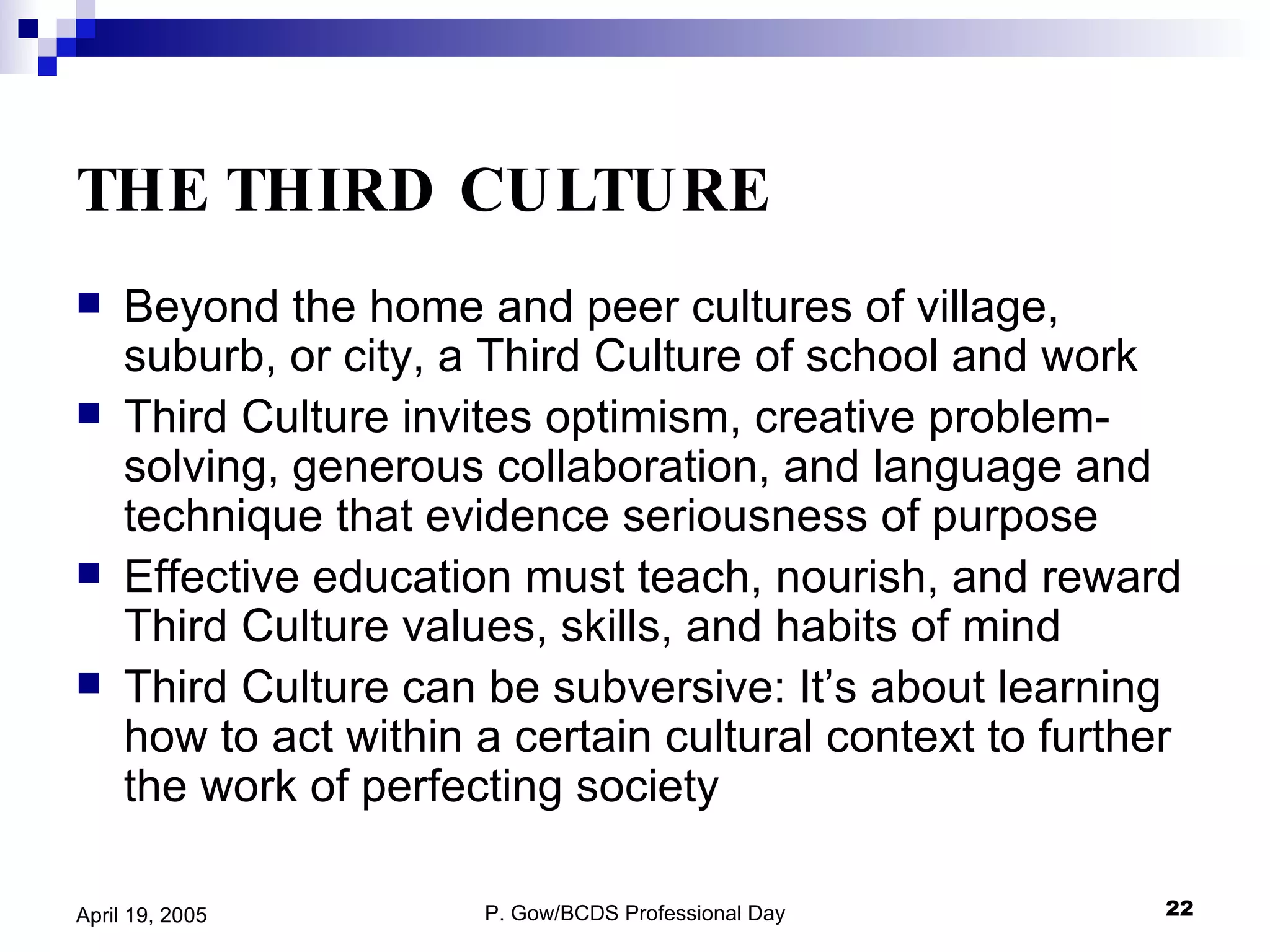 The Progressive Education Tradition | PPT