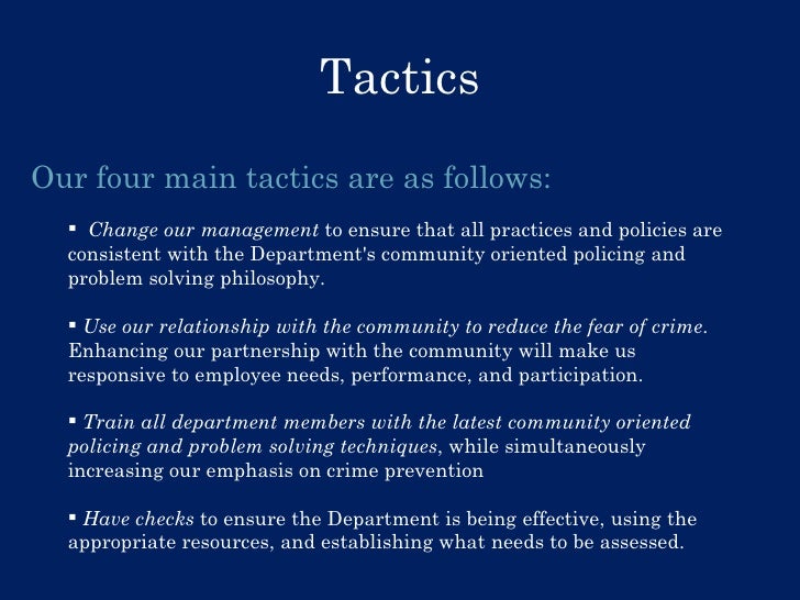 The Progressive, Proactive Police The Progressive, Proactive Police