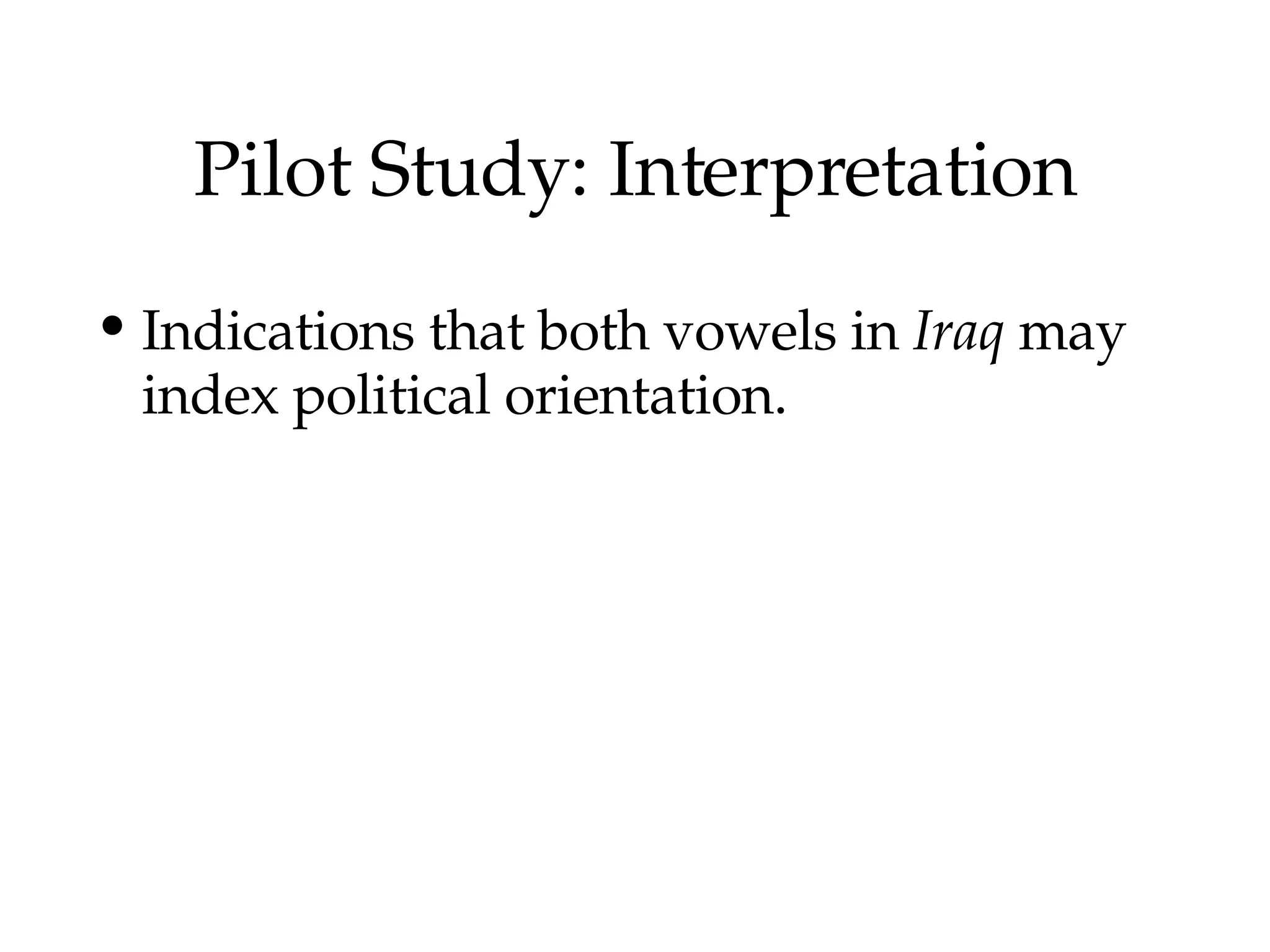 The Pronunciation of Iraq | PPT