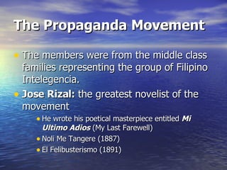 The Propaganda Movement | PPT