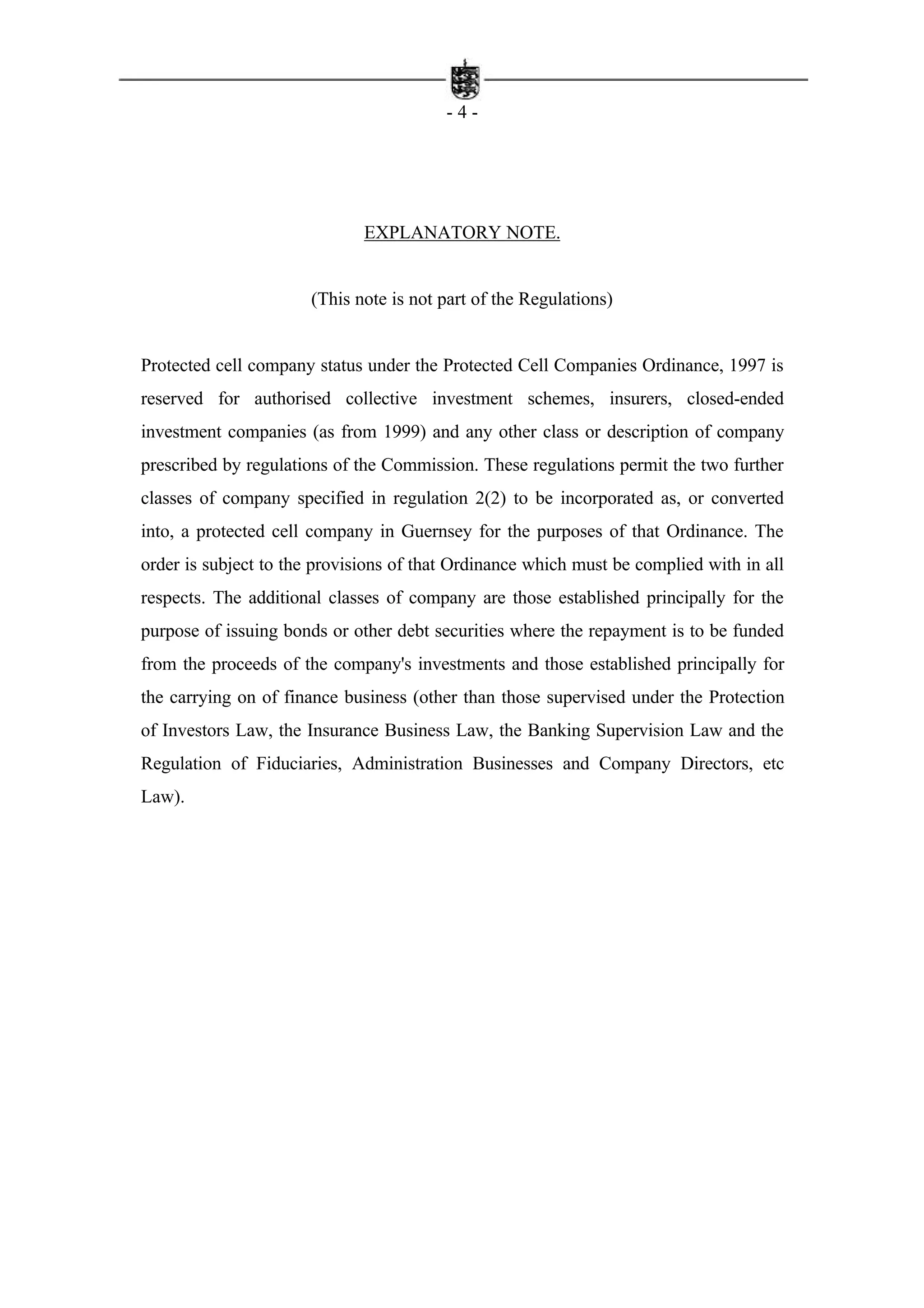 The Protected Cell Companies | PDF