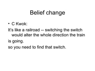 The Psychology Of Change | PPT