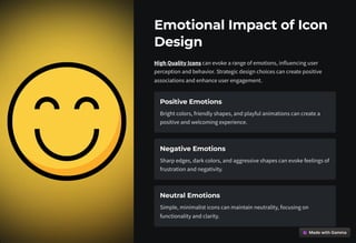 The Psychology of Icons: How Visual Cues Influence User Behavior | PPT