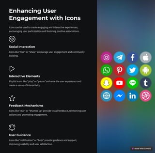 The Psychology of Icons: How Visual Cues Influence User Behavior | PDF