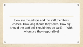 The Publication Staff, Campus Paper, College | PPTX