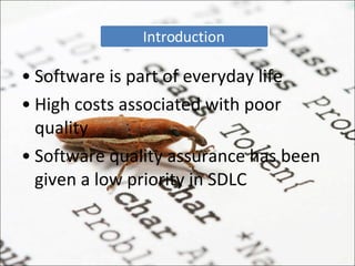 The Pursuit Of Defect Reduction | PPT