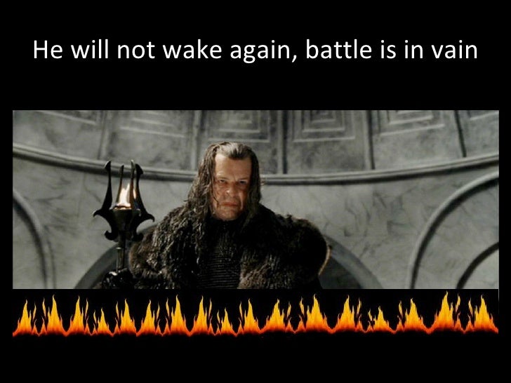 The Pyre of Denethor (ROTK Chapter VII)