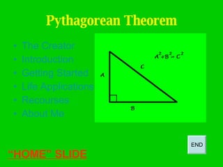 The Pythagorean Theorem | PPT