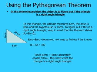The Pythagorean Theorem | PPT