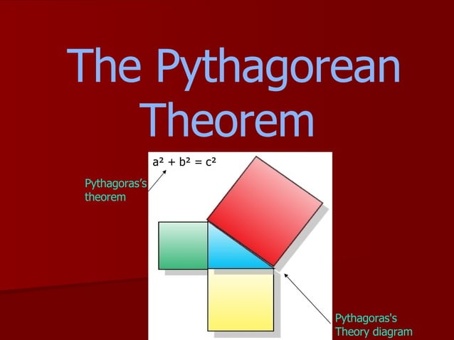 The Pythagorean Theorem | PPT | Physics | Science