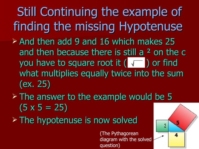 The Pythagorean Theorem | PPT | Physics | Science