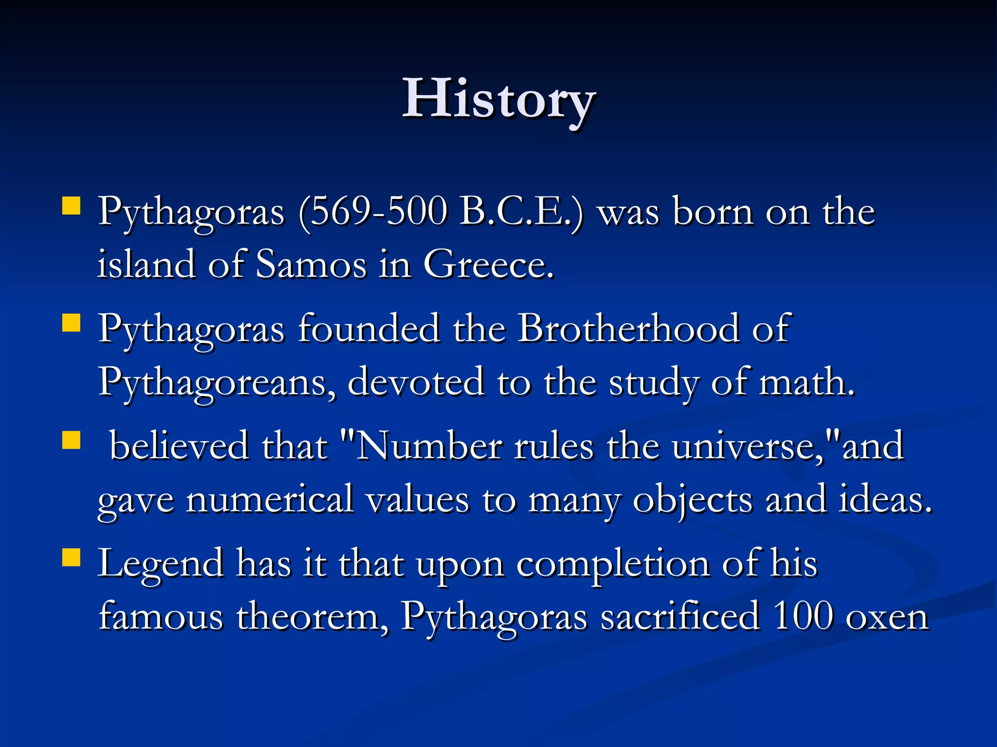 The Pythagorean Theorem Lesson | PPT