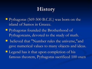 The Pythagorean Theorem Lesson | PPT