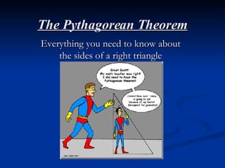The Pythagorean Theorem Lesson | PPT