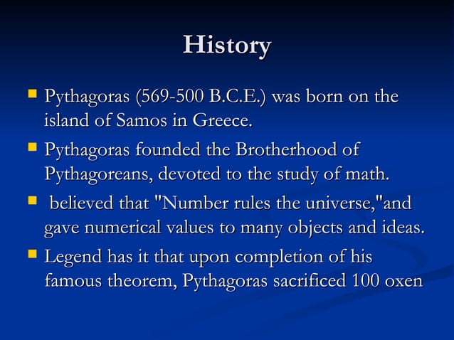 The Pythagorean Theorem Lesson | PPT