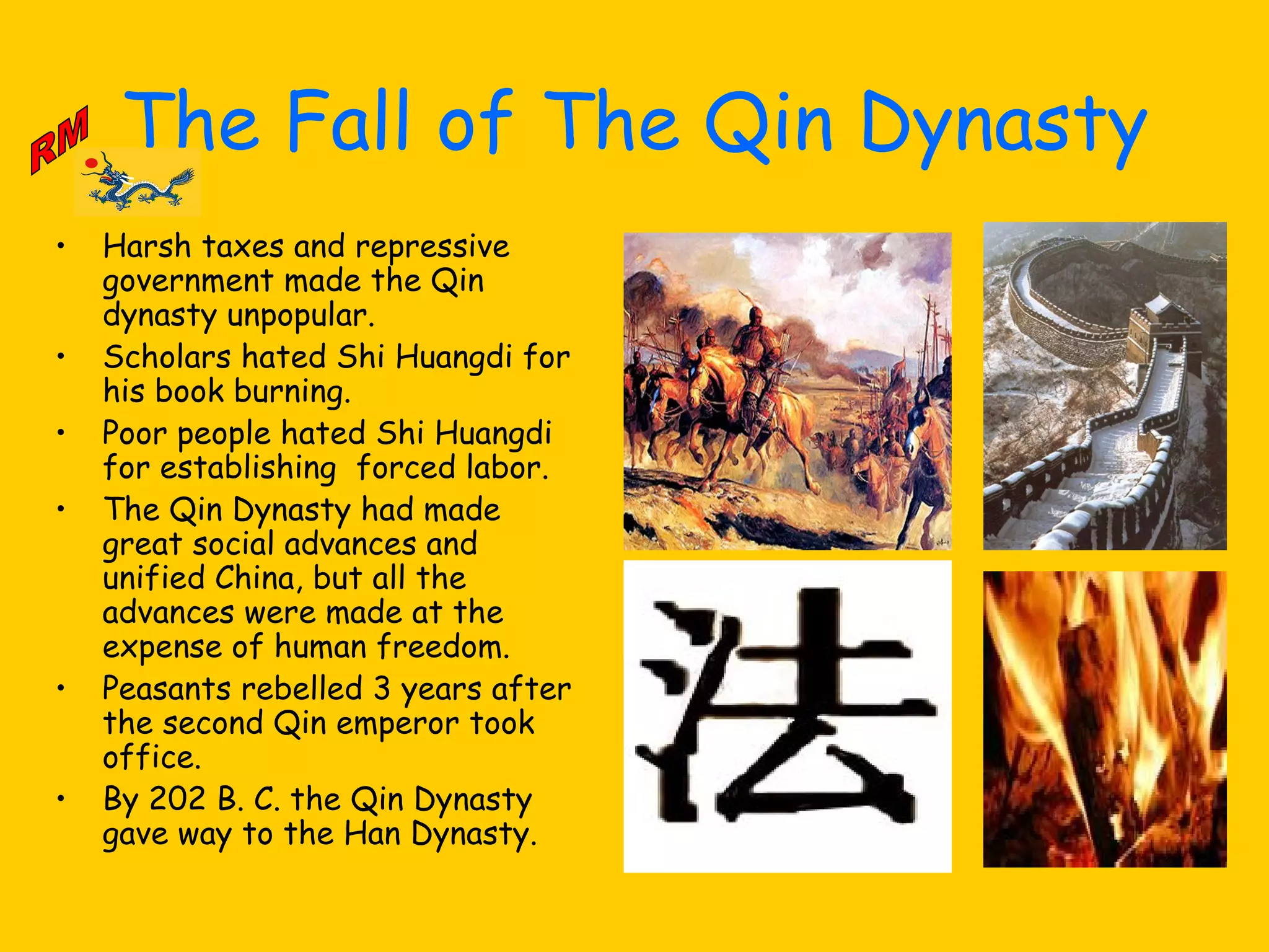 The Qin And Tang Dynasties | PPT