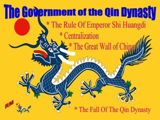 The Qin And Tang Dynasties | PPT