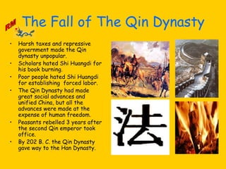 The Qin And Tang Dynasties | PPT
