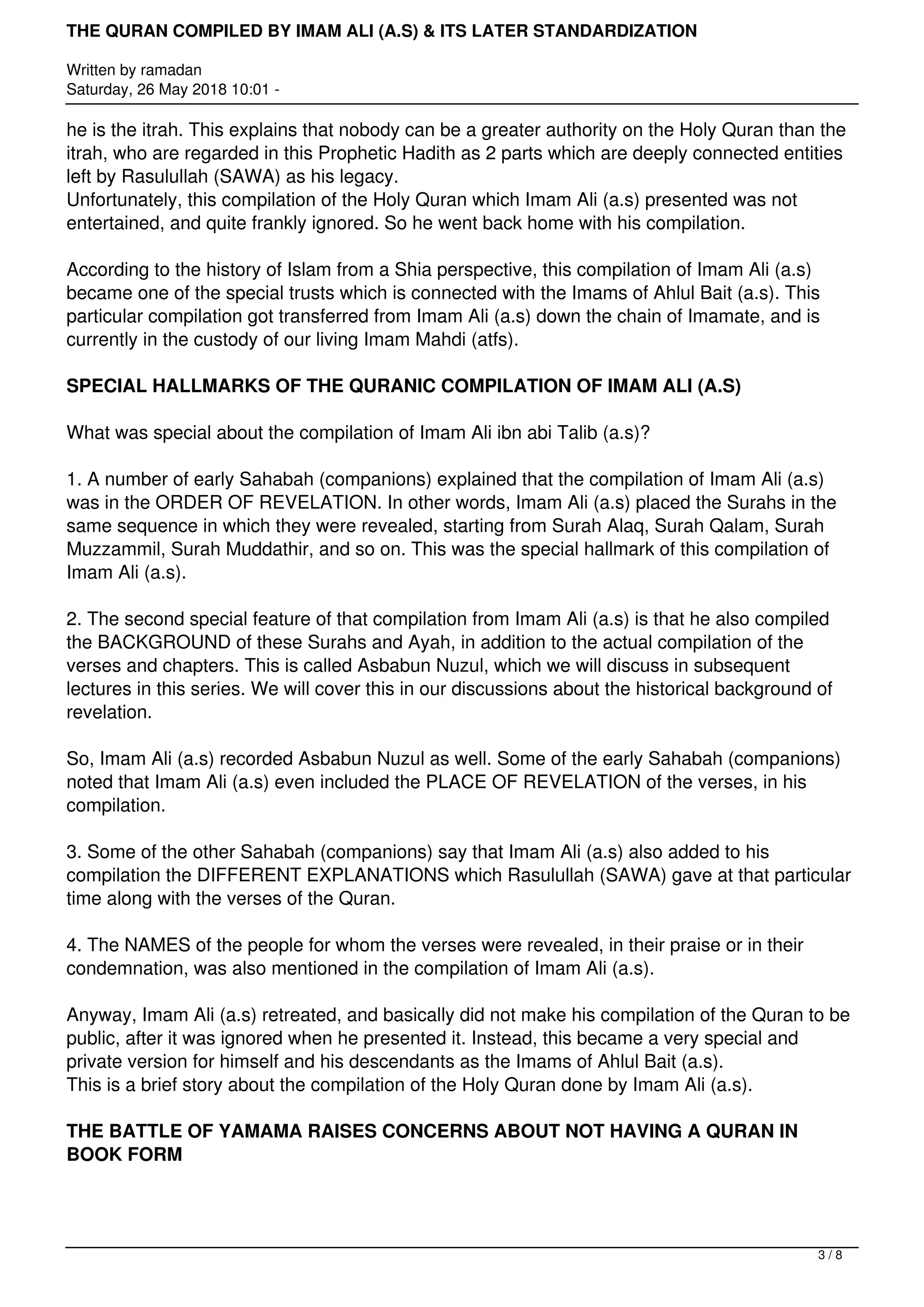 The quran-compiled-by-imam-ali-as-a-its-later-standardization- | PDF