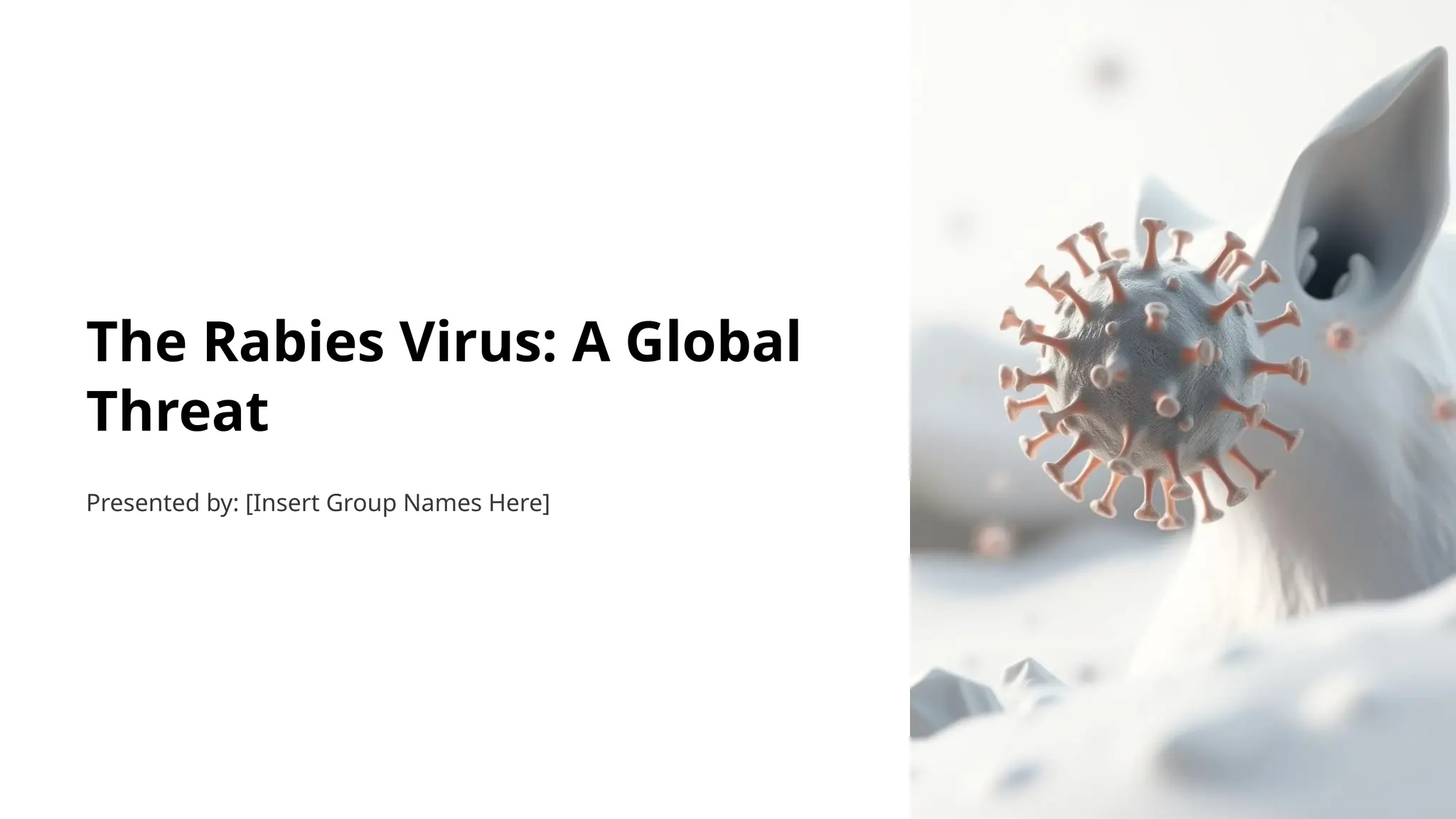 The-Rabies-Virus-A-Global-Threat viral infection | PPTX