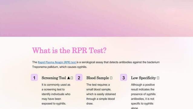 The-Rapid-Plasma-Reagin-Test Alborg.pptx | Infectious Diseases ...
