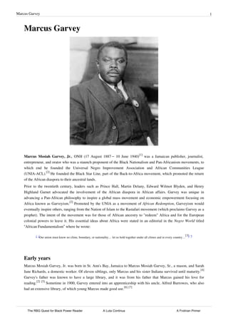 The RBG Quest for Black Power Reader a The RBG Quest for Black Power ...