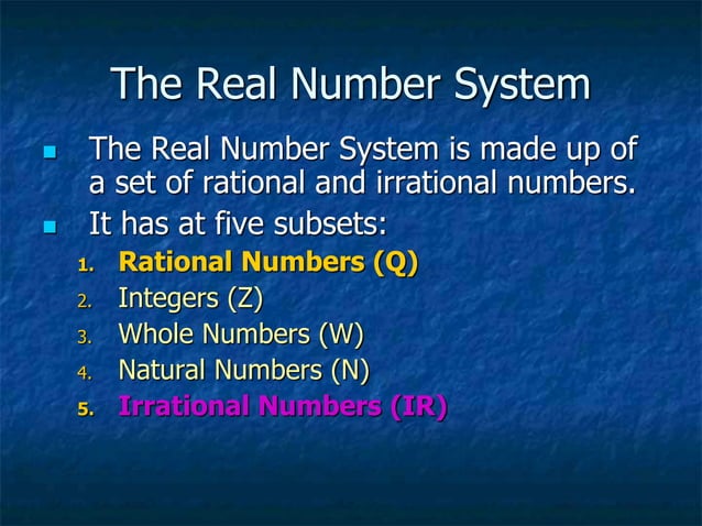 The-Real-Number-System.ppt