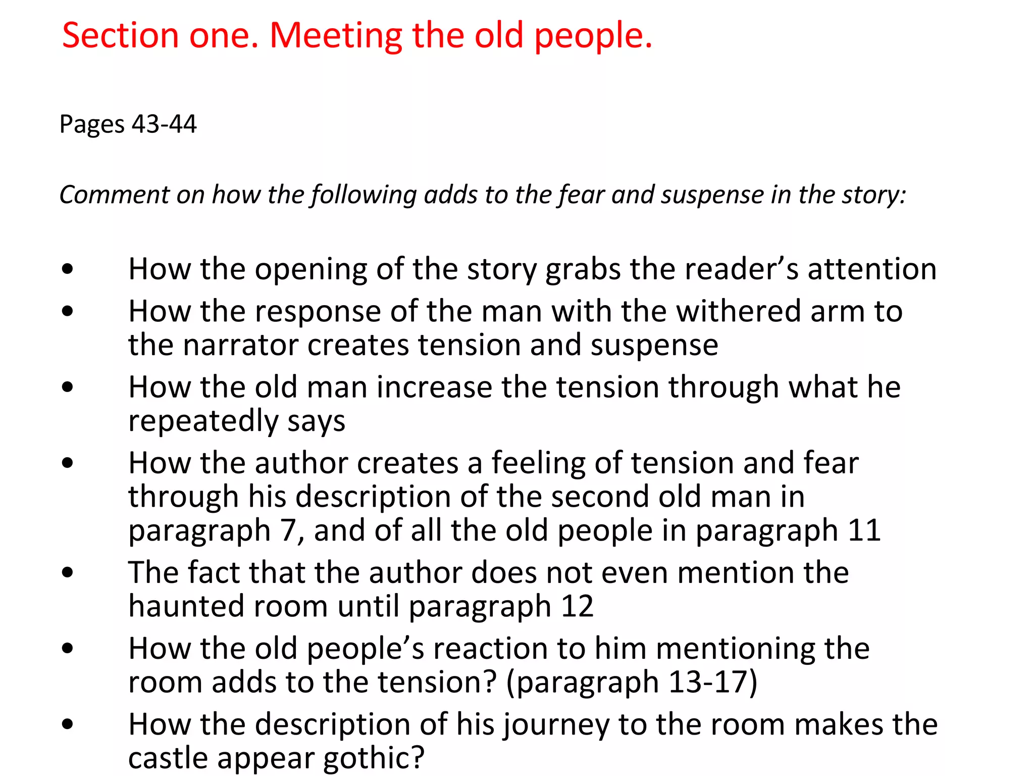 The Red Room | PPT