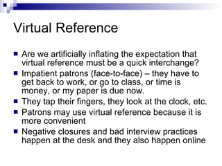The Reference Interview | PPT