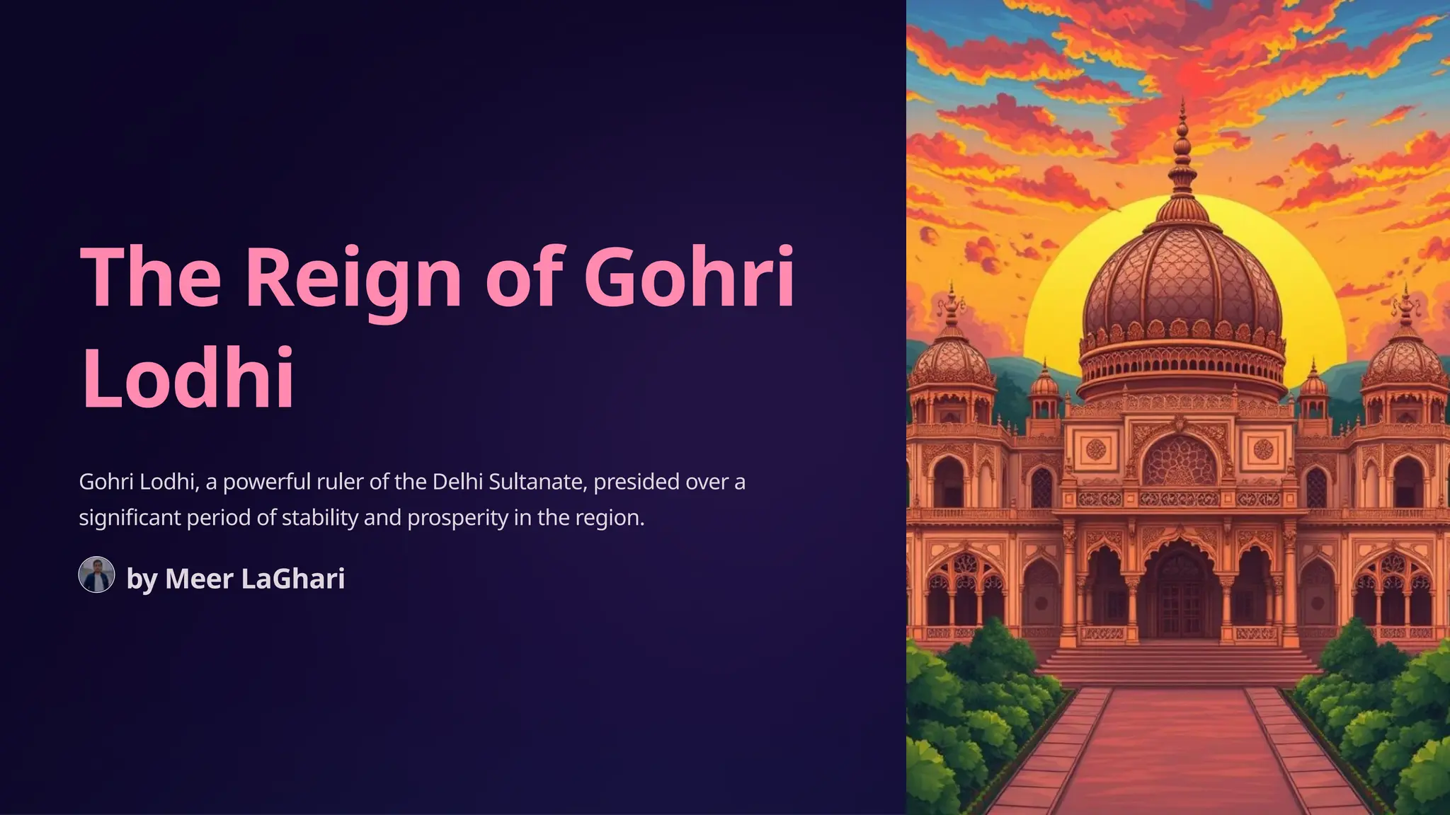 The-Reign-of-Gohri-Lodhi Definition pptx | PPTX