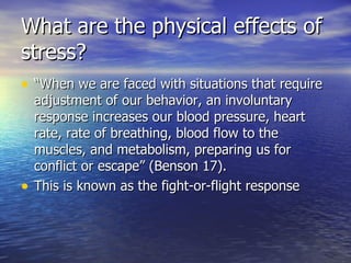 The Relaxation Response | PPT