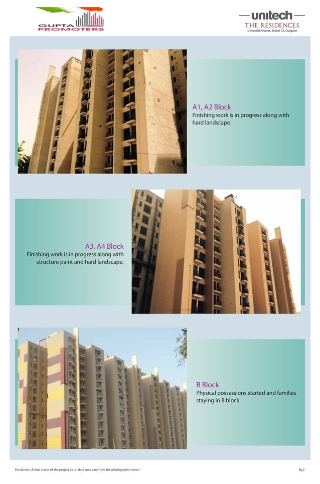 Unitech Residences Construction Update | PDF | Developmental Sites ...