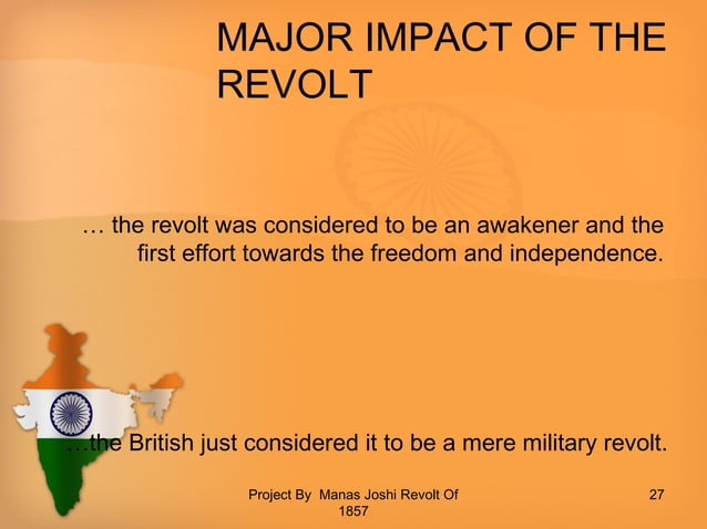The Indian Revolt of 1857 | PPT