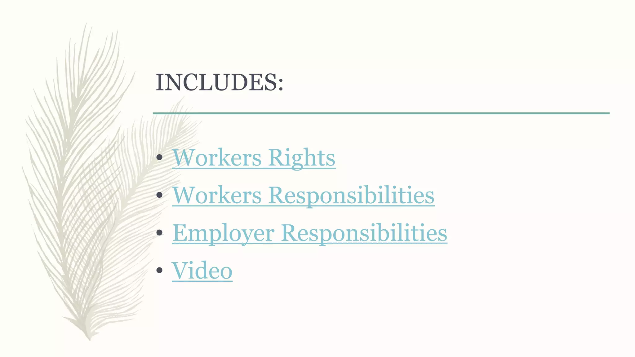 The rights and responsibilities of employers and employees | PPTX