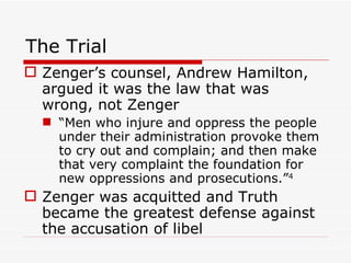 The Rise Of A Free Press | PPT