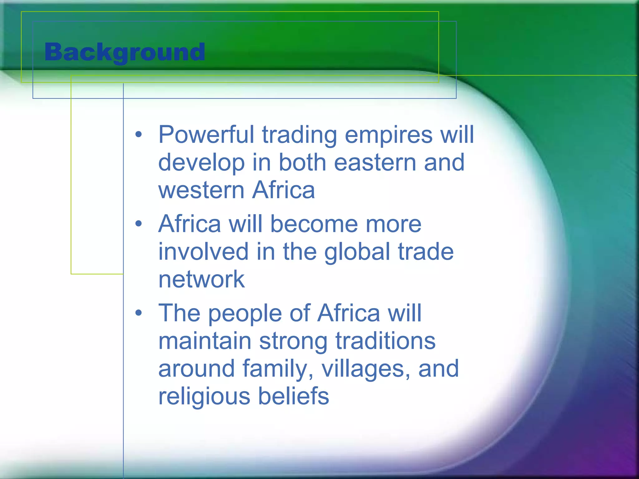 The Rise Of African Civilization | PPT
