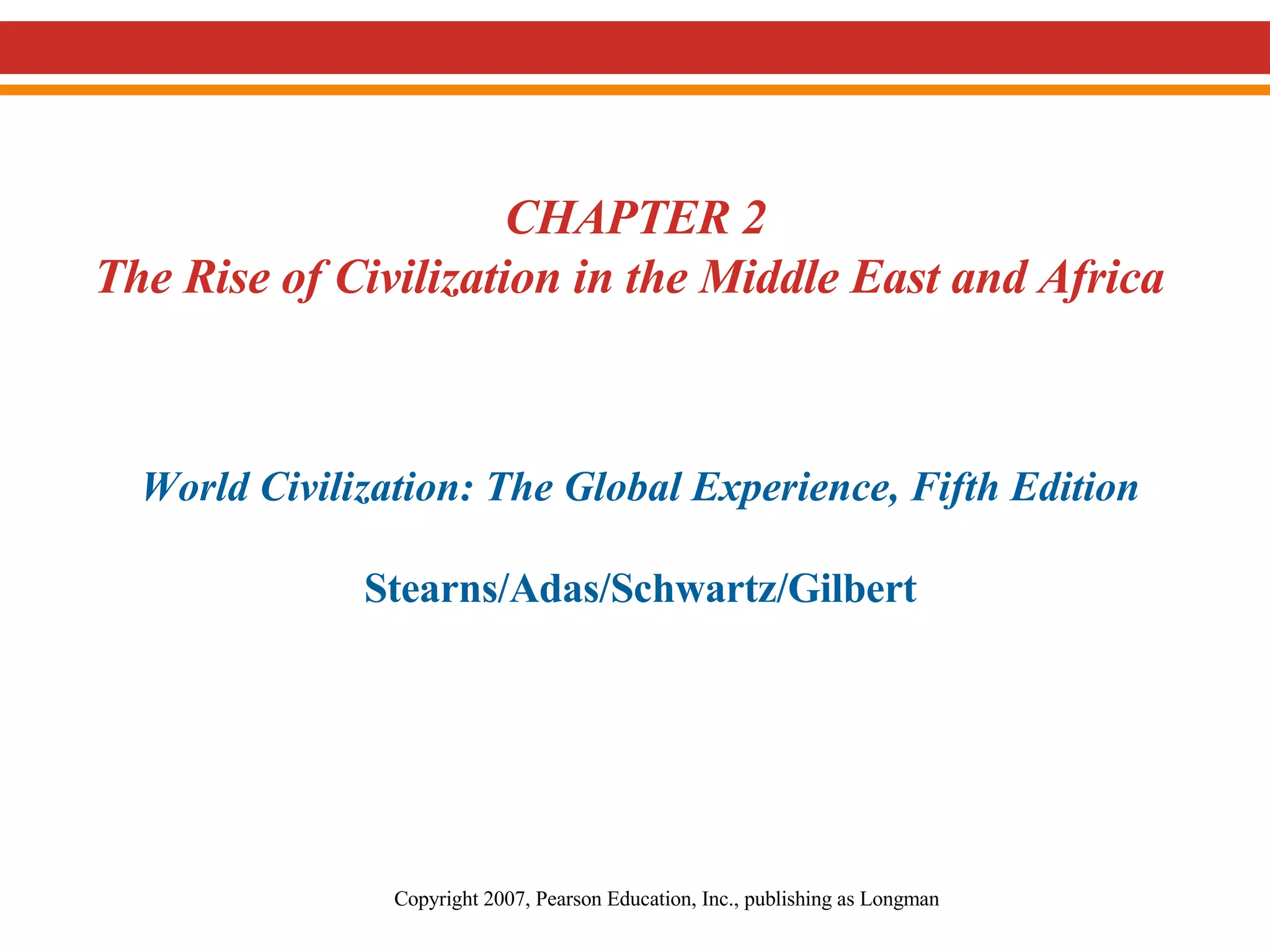 The Rise of Civilization | PPT