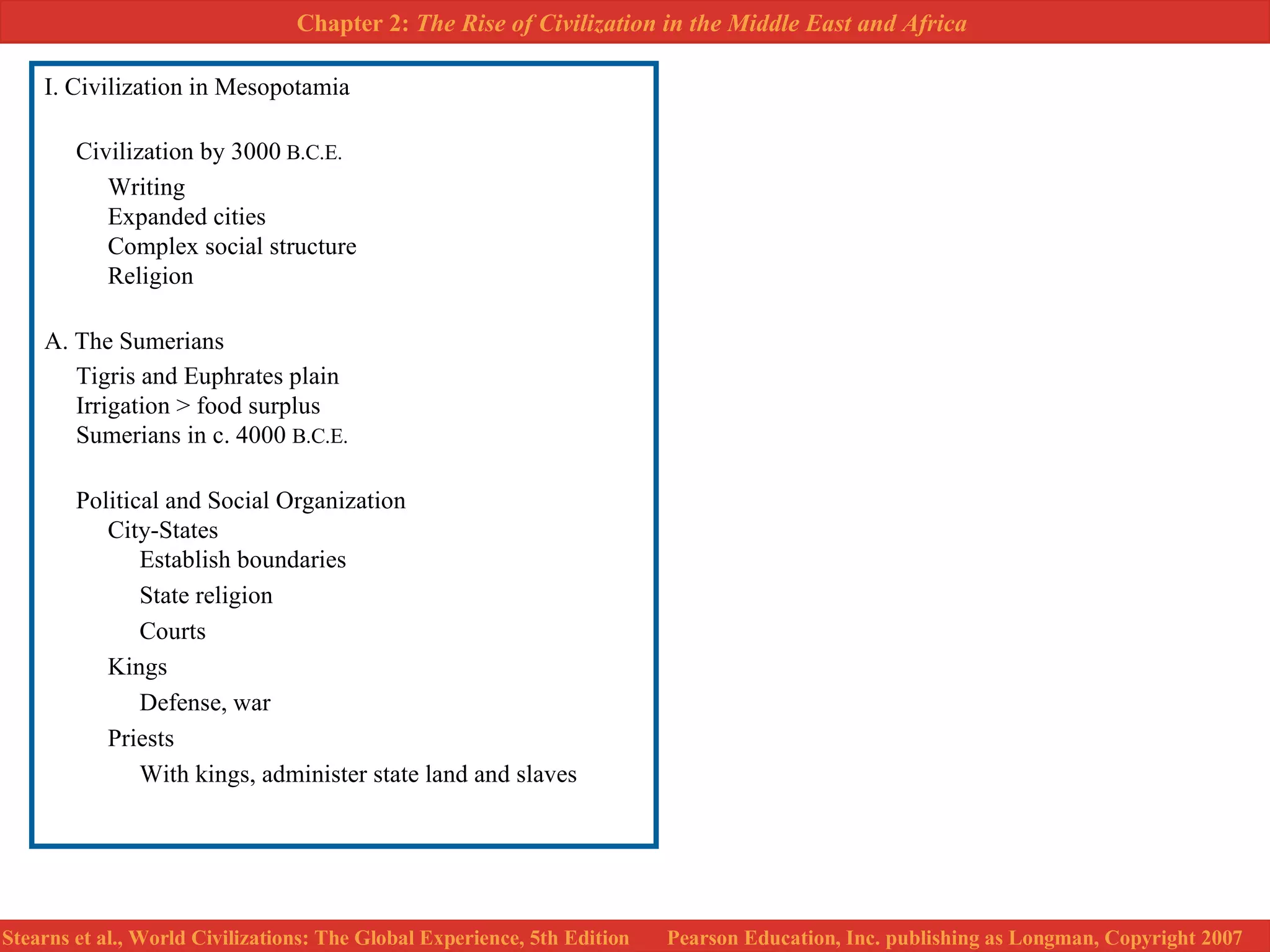 The Rise of Civilization | PPT