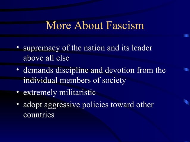 The Rise of Fascism | PPT