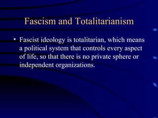 The Rise of Fascism | PPT