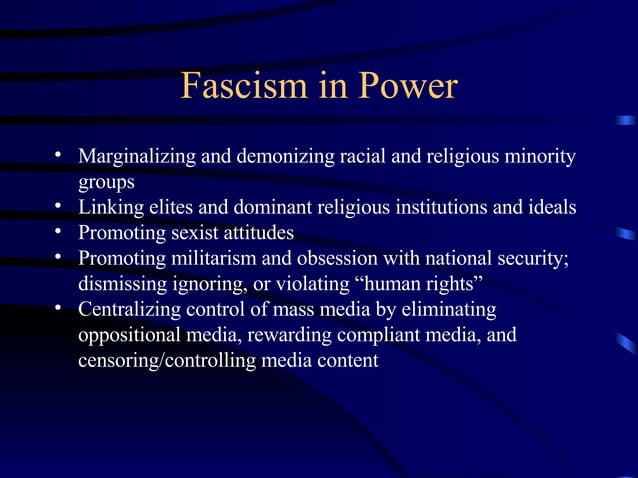The Rise of Fascism | PPT