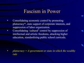 The Rise of Fascism | PPT