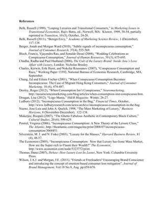 The Rise Of Inconspicuous Consumption | PDF