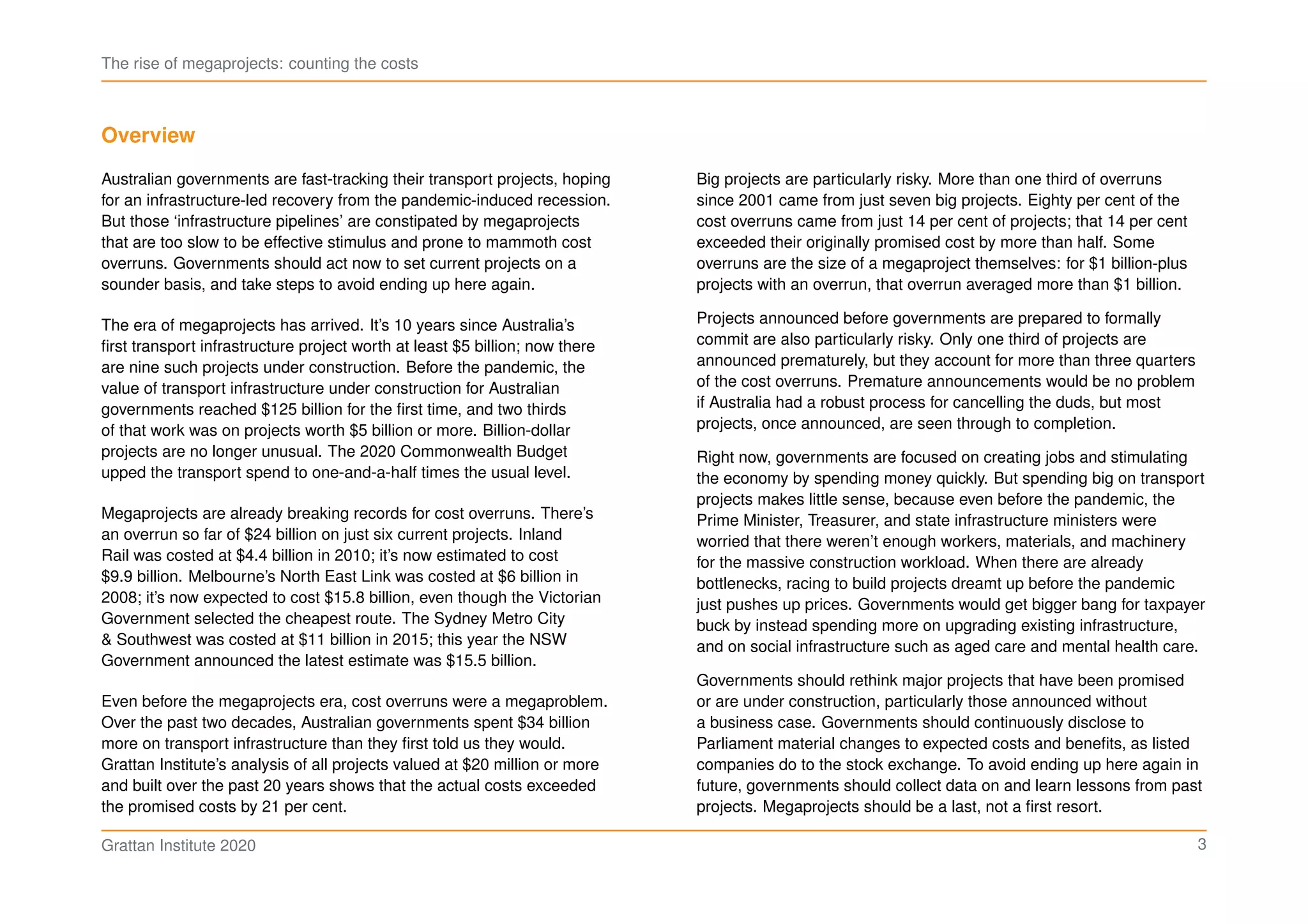 The Rise of Megaprojects | PDF