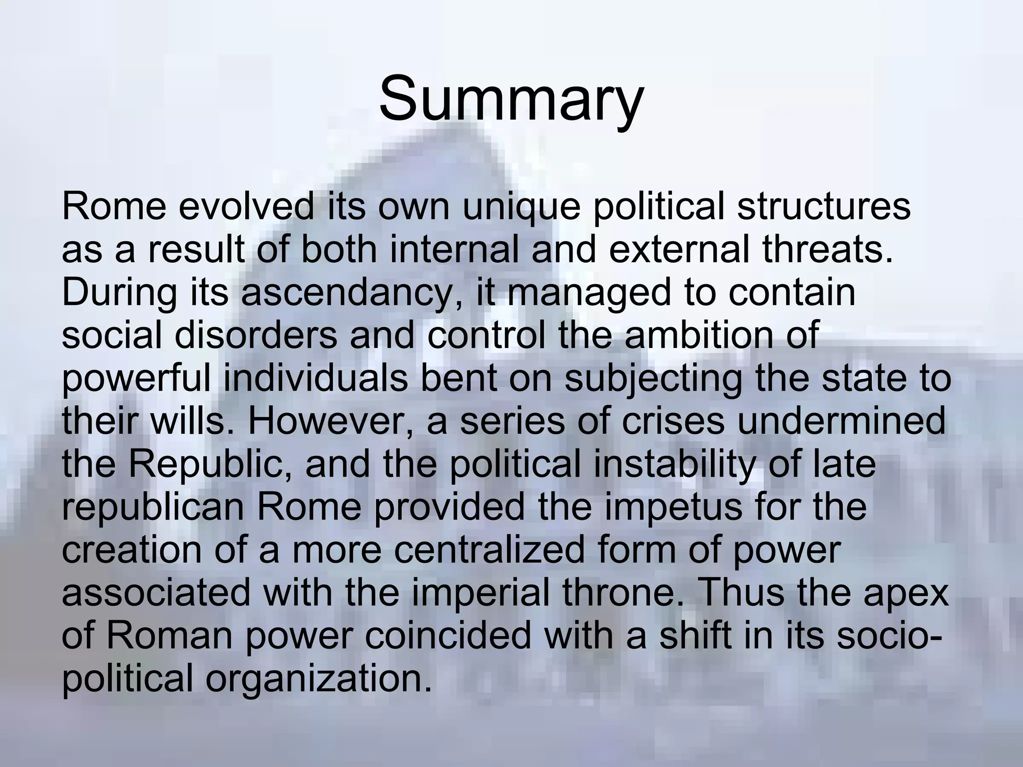 The Rise of Rome | PPT