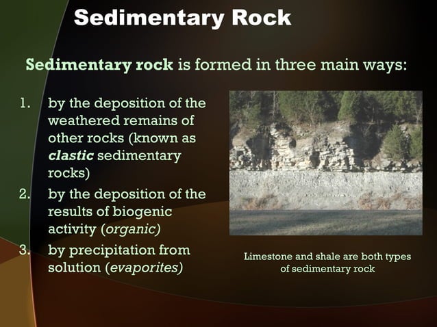 The rock cycle presentation for rock formation in different layers | PPT